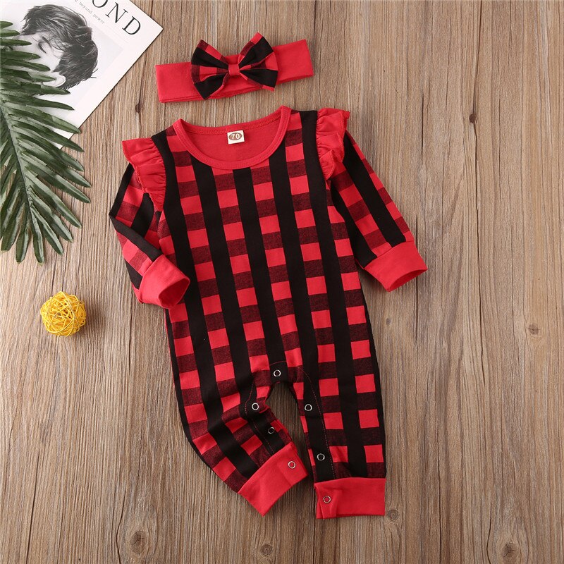 Kerst Baby Meisjes Romper Jumpsuit Broek Mode Pasg... – Grandado
