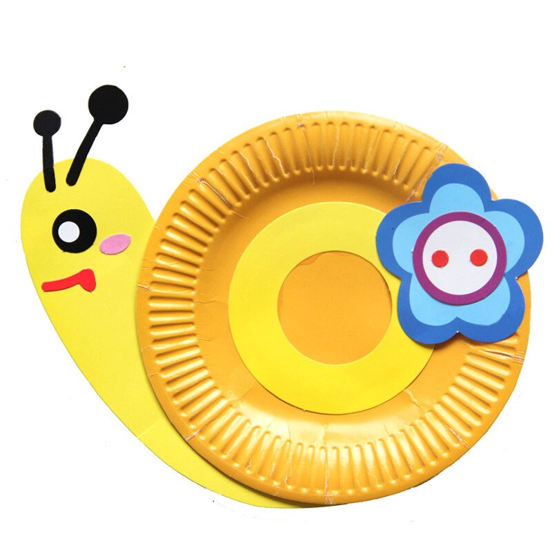 Children Kids Funny Toys Paper Plate Art Crafts DI... – Grandado