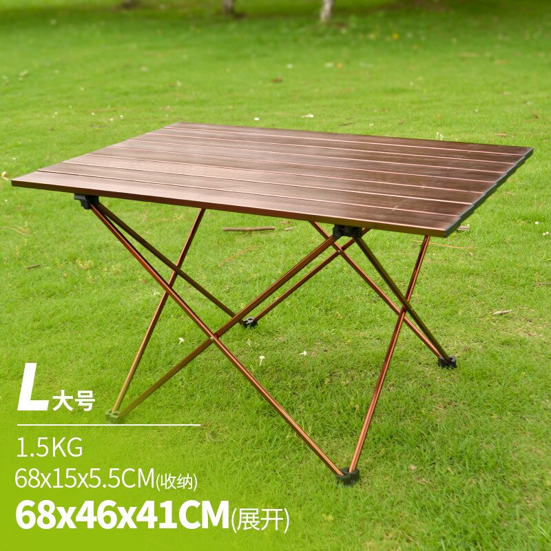 Outdoor Camping Aluminum Alloy Folding Table Barbe... – Grandado