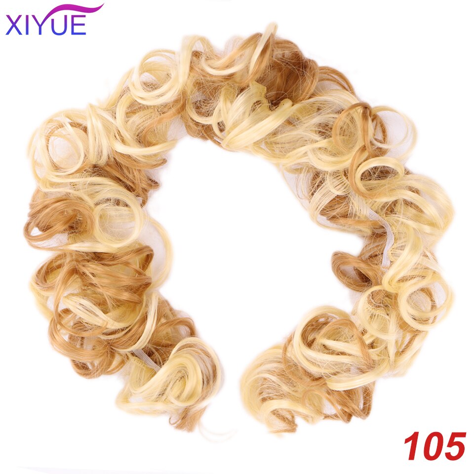 Natural Messy Hair Bands/Buns/Elastic Hair Extensi... – Grandado