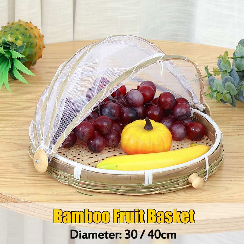 Outdoor Picnic Handmade Bamboo Woven Bug Proof Wic... – Vicedeal