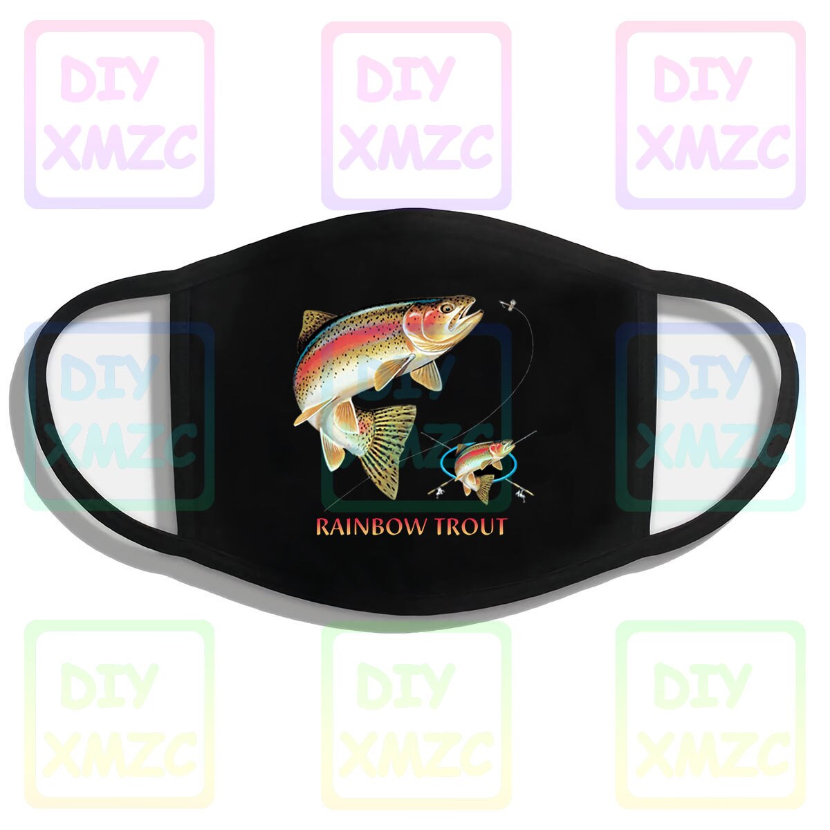 MASK MASK Casual Rainbow Trout Fly Fishings Catch ... – Grandado