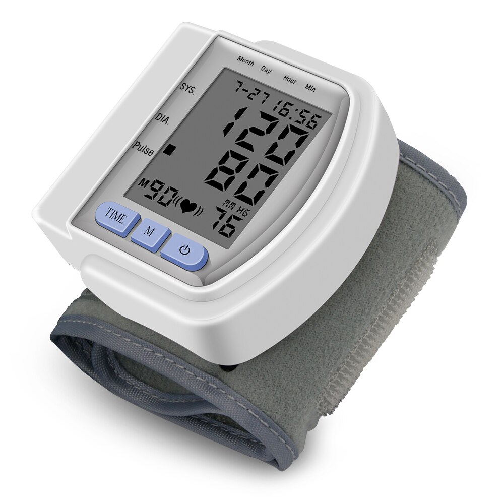 LCD Digital Display Automatic Home Wrist Blood Pre... – Grandado