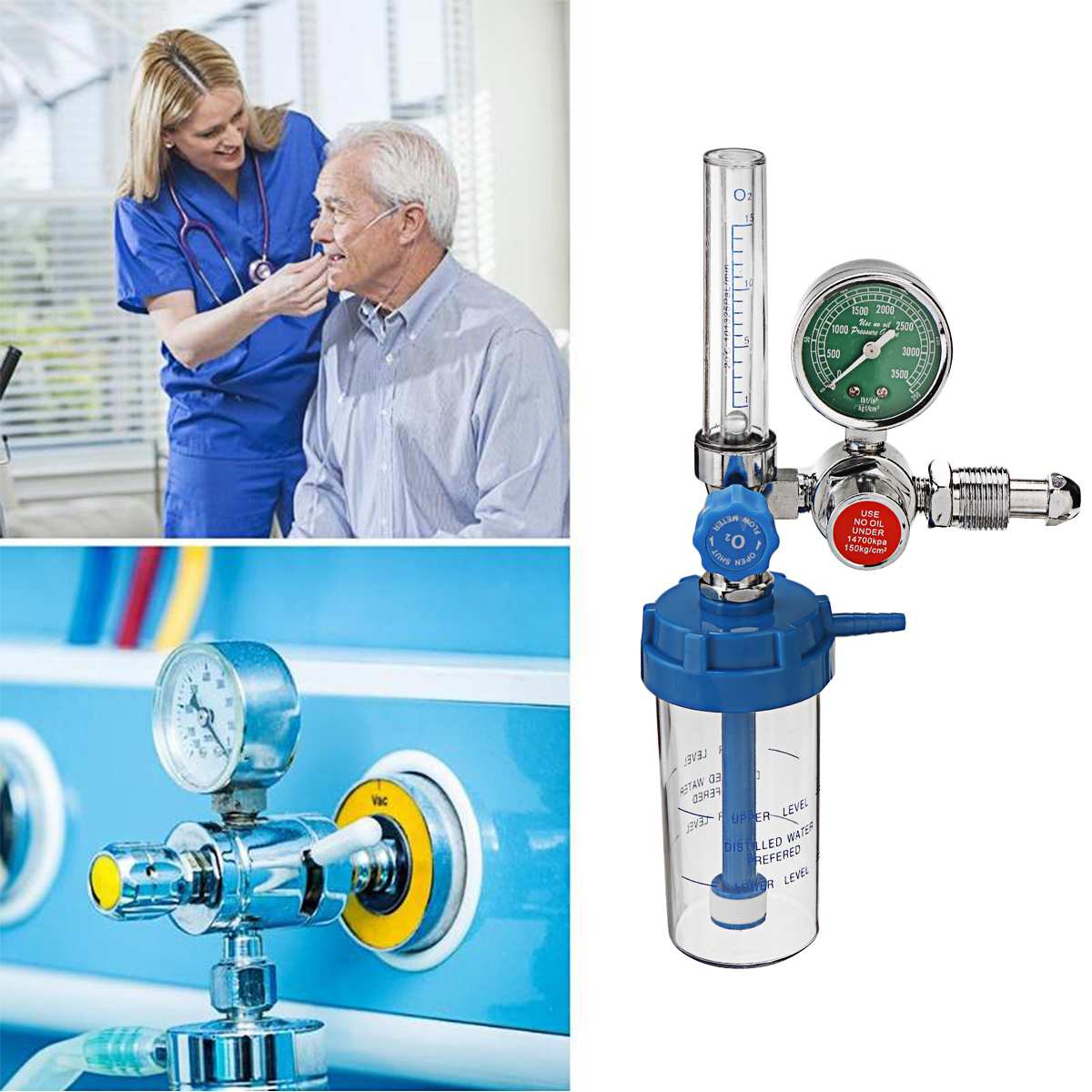 G5/8" 1-10L/min 0-25Mpa Argon CO2 Flow Meter ... – Grandado