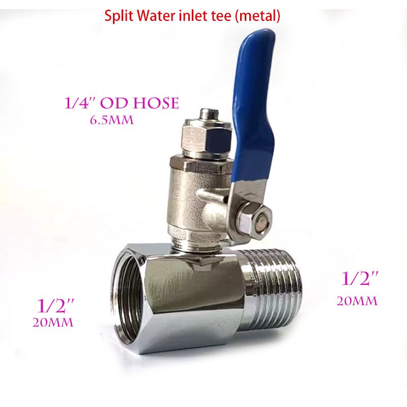 1/4 ''1/2'' Mannelijke 1/4 3/8 Buis Water Adapter ... – Vicedeal