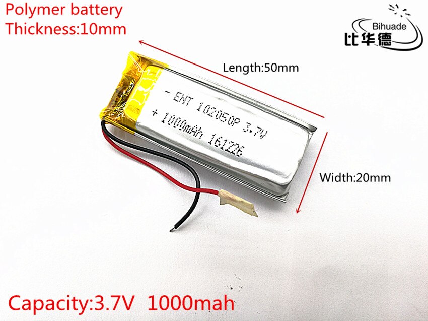 10pcs/lot 1000mAh lithium polymer lipo Rechargeabl... – Grandado