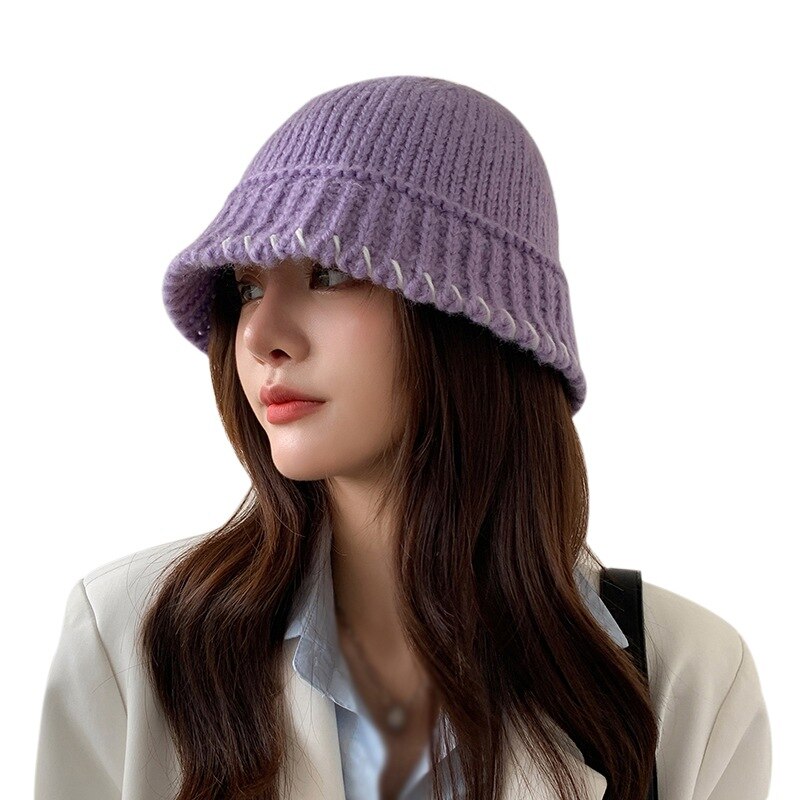 Herfst Warm Knit Beanie Cap Voor Vrouwen Mode Effe... – Vicedeal