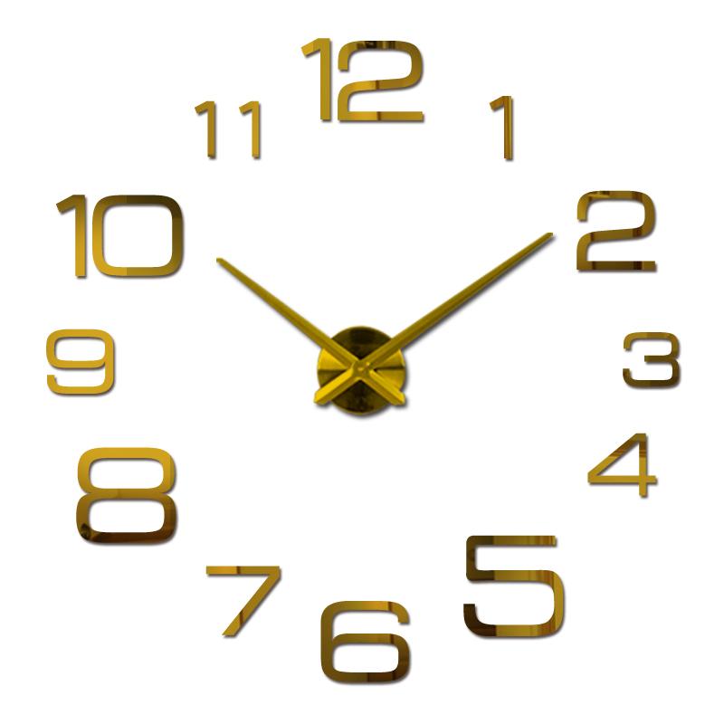 53 wall clock modern 3d big quartz watch clocks li... – Grandado