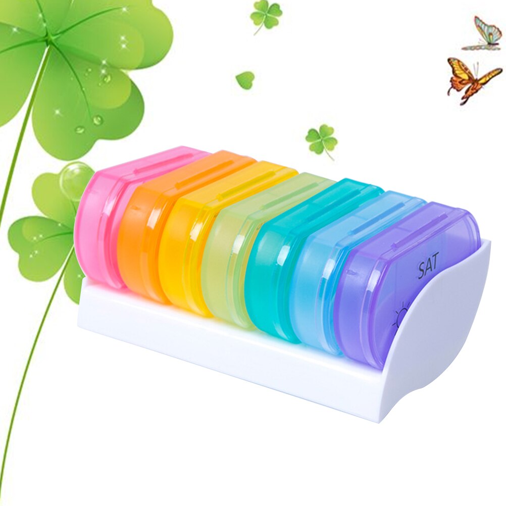 Pill Box Travel Pill Case Splitter Pill Organizer ... – Grandado