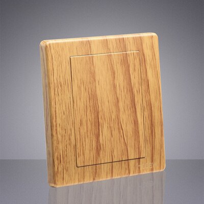 Wall Light Brass Toggle Switch Yellow Wood Grain 1... – Grandado