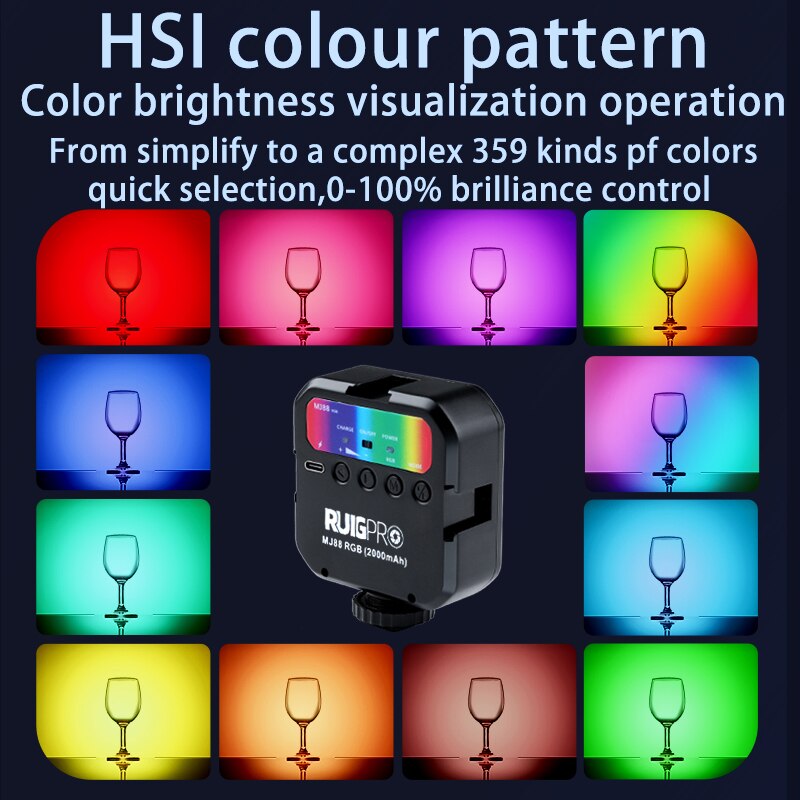 Mini Rgb Video Licht Verlichting Voor Fotografie 2... – Vicedeal