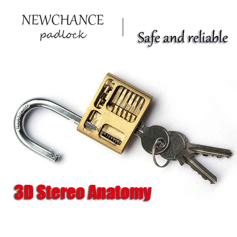 Stainless Steel Padlock Wolf Head Brass Lock Small... – Grandado