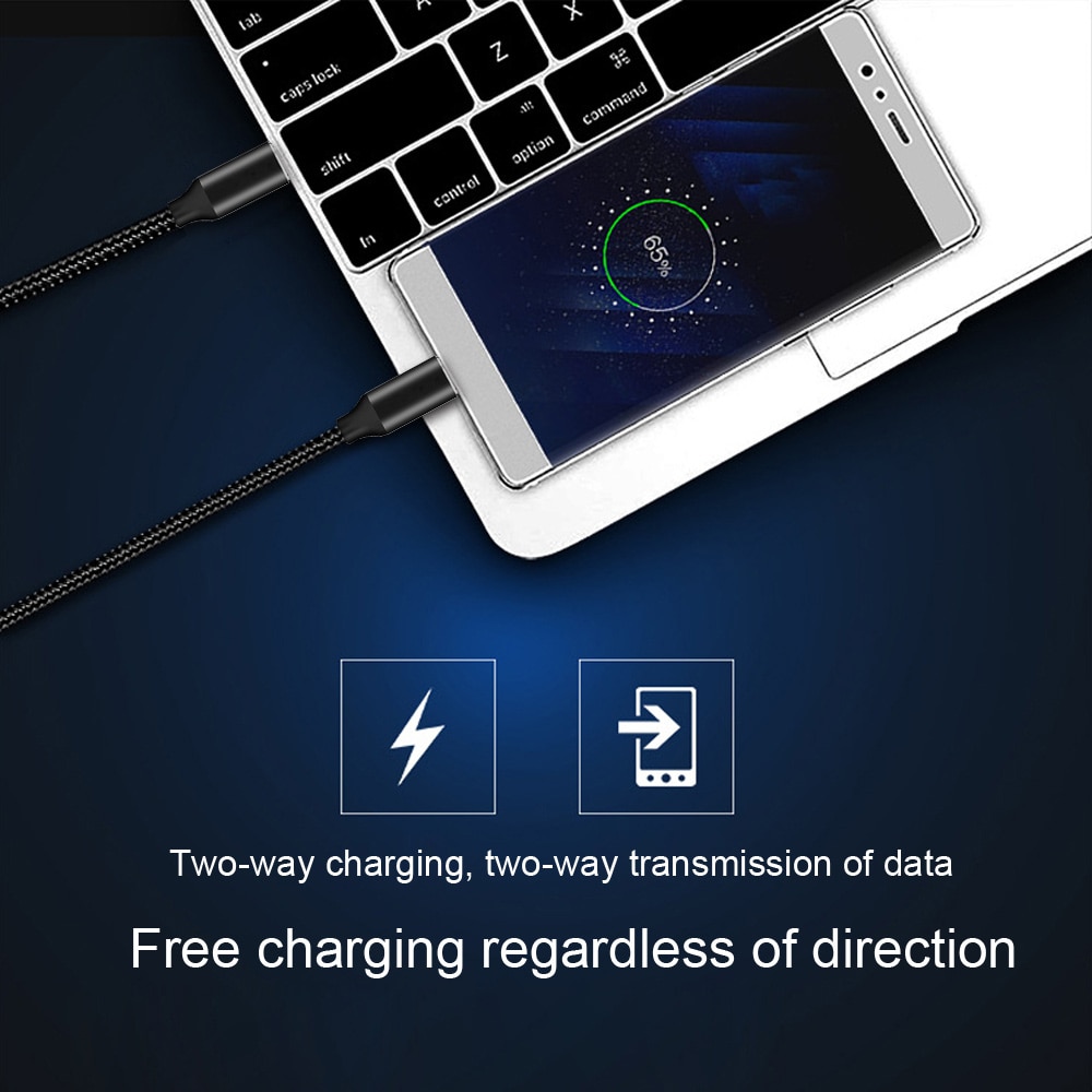 USB-C Lading Kabel Type-C USB3.0 5.0Gbps 20V/3A 60... – Grandado