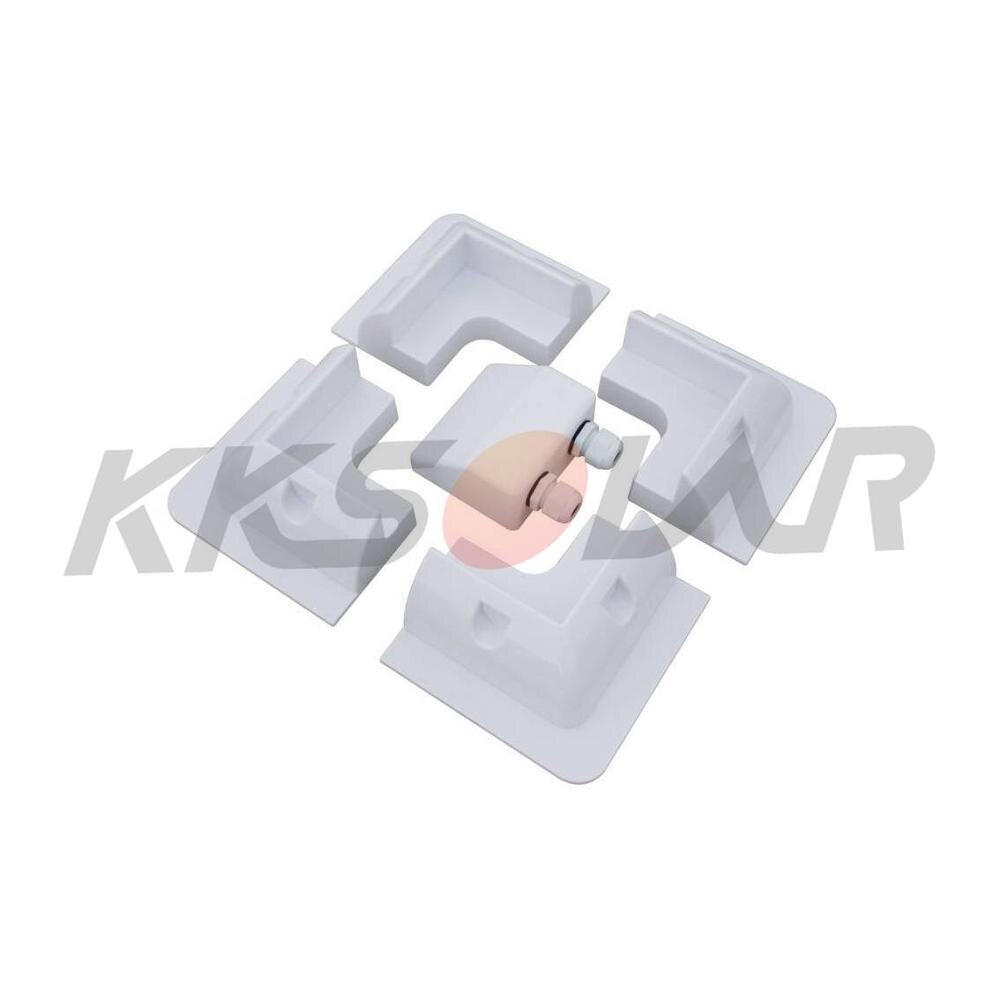5 Pcs Zonnepaneel Montagebeugel Witte Rechthoek Se... – Vicedeal