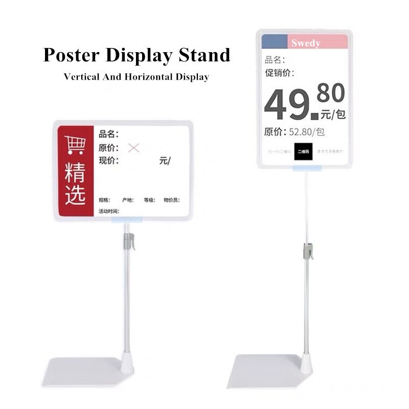 A4 Advertising Support Board Sign Poster Holder St... – Grandado
