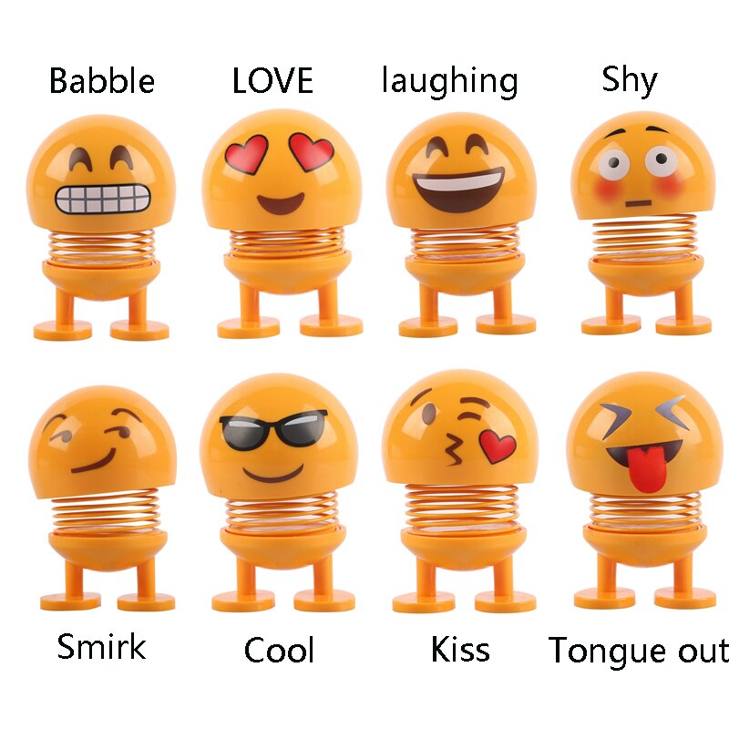 Ornaments Bobble head Nod Dolls Cute Cartoon Funny... – Grandado