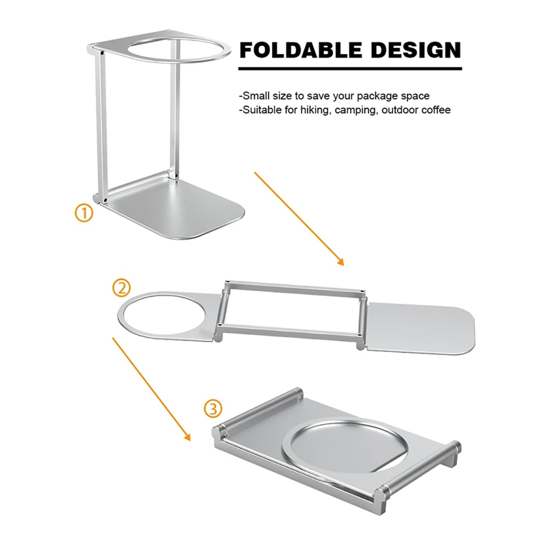 ABUI-Foldable Coffee Drip Holder Pour Over Dripper... – Grandado