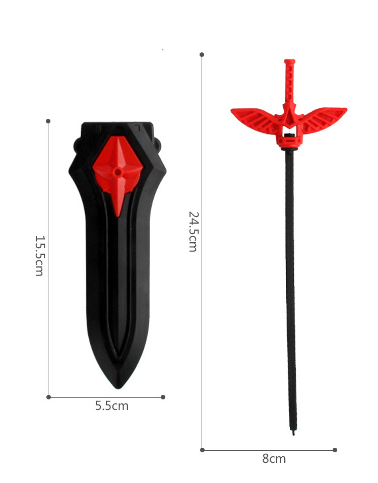 Beyblades Accessories Launcher Darkness Two-Way Ru... – Grandado