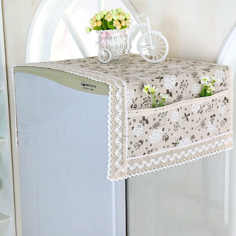 Cotton Linen Refrigerator Covers Dust Covers Refri... – Vicedeal