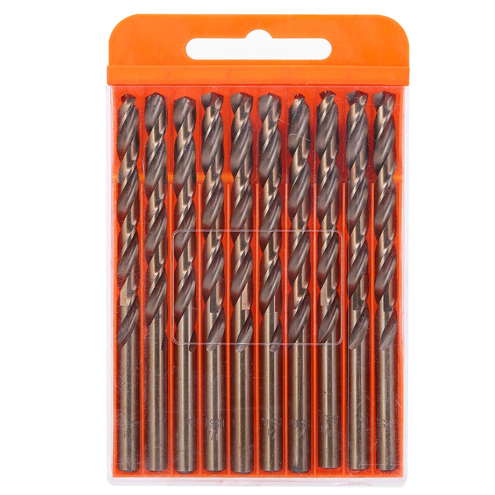 Twist bohrer, 10 stück 1/4-zoll kobalt twist bohre... – Vicedeal