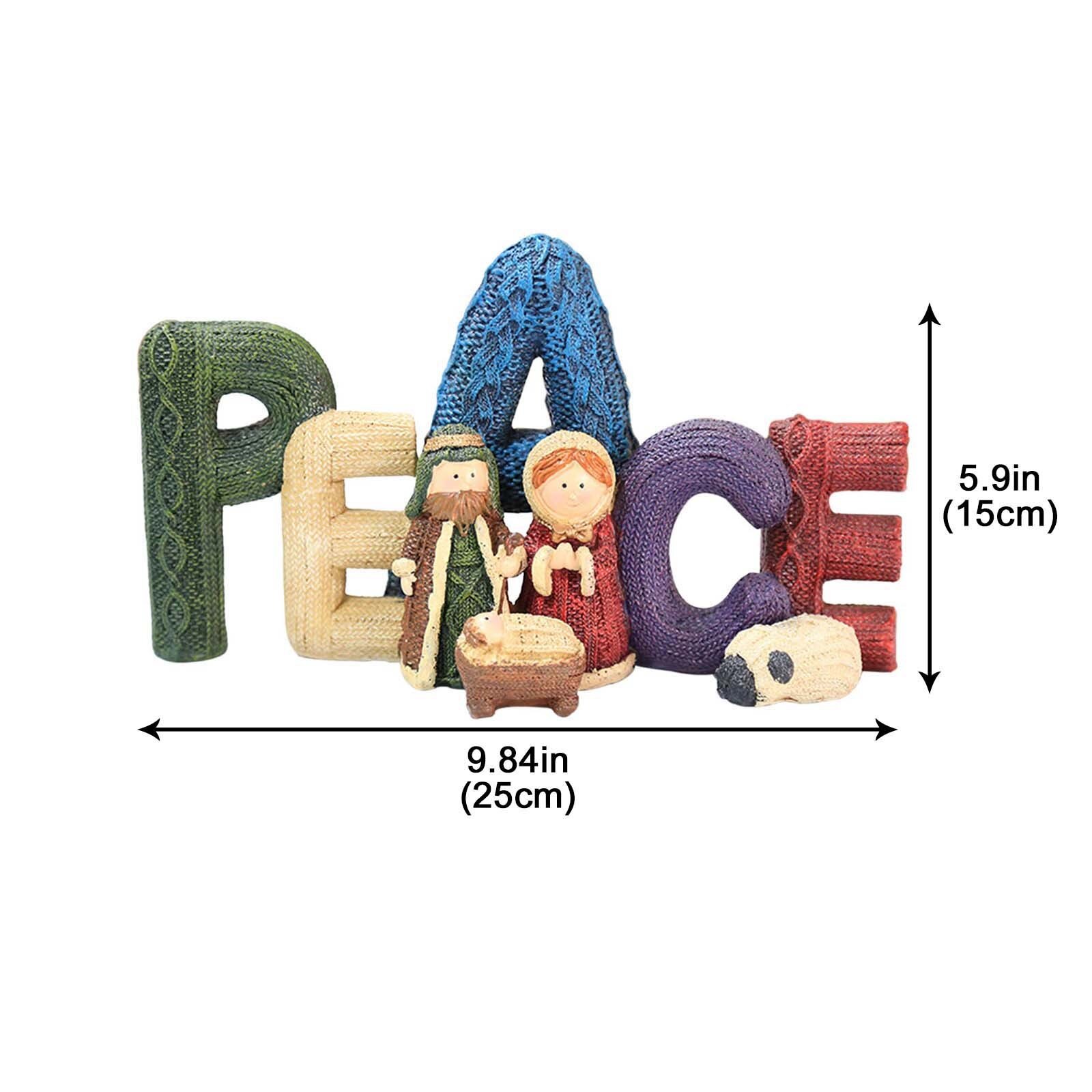 Easter Scene Decoration Resin Ornaments Jesus Resu... – Grandado