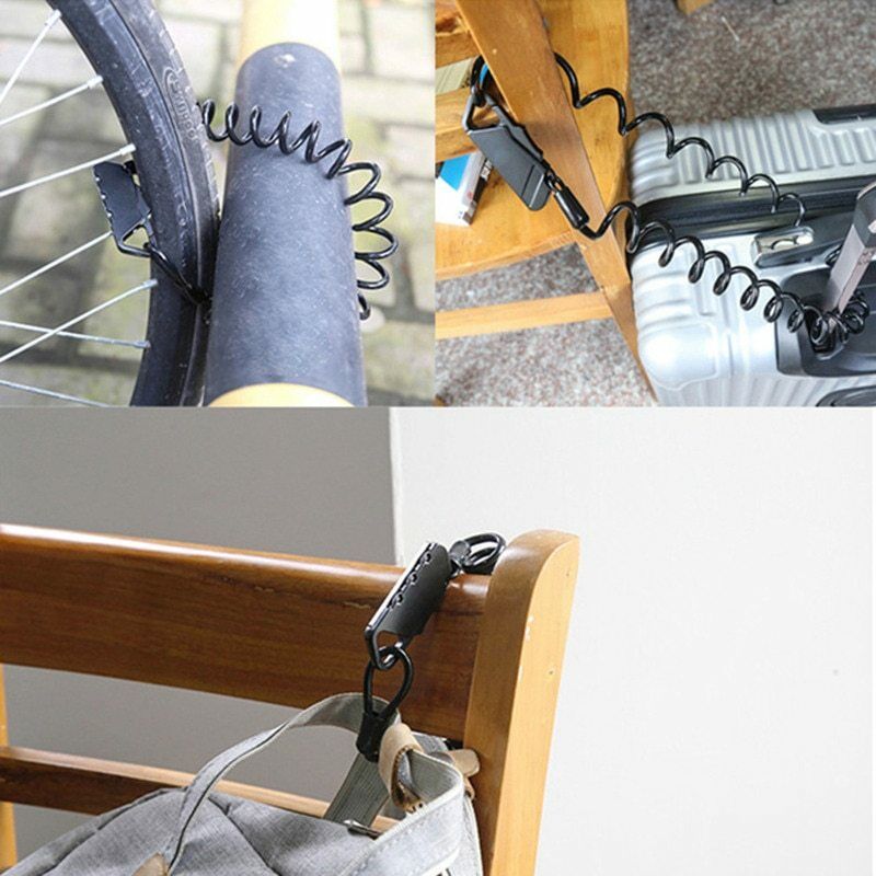 Luggage anti-theft /mini cable baby stroller helmet lock Bicycle ...