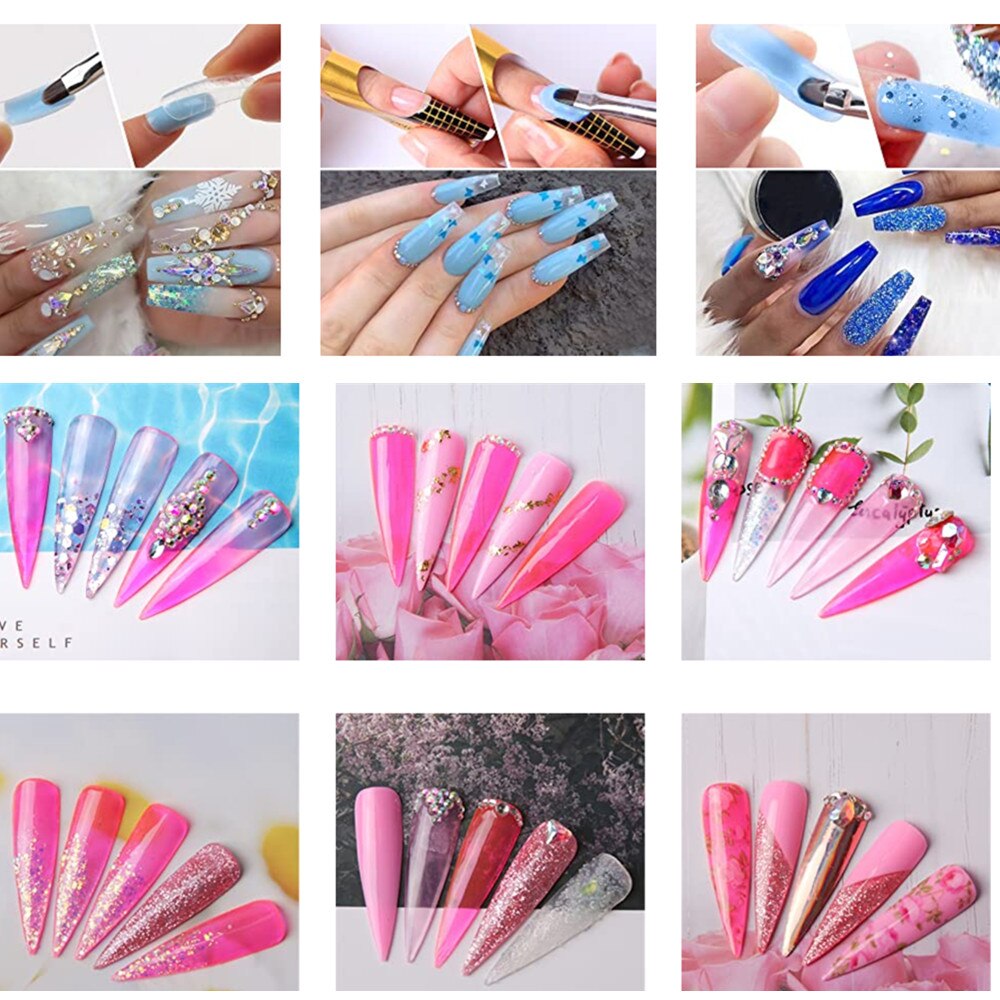Makartt Poly Nail Extension Gel, 30ML Pink Strawbe... – Grandado