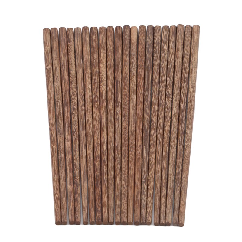 10 Pairs Chopsticks Reusable Wooden Bamboo Chinese... – Grandado