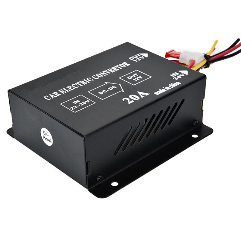 Car Truck Power Converter Inverter 24V to 12V 20A ... – Vicedeal