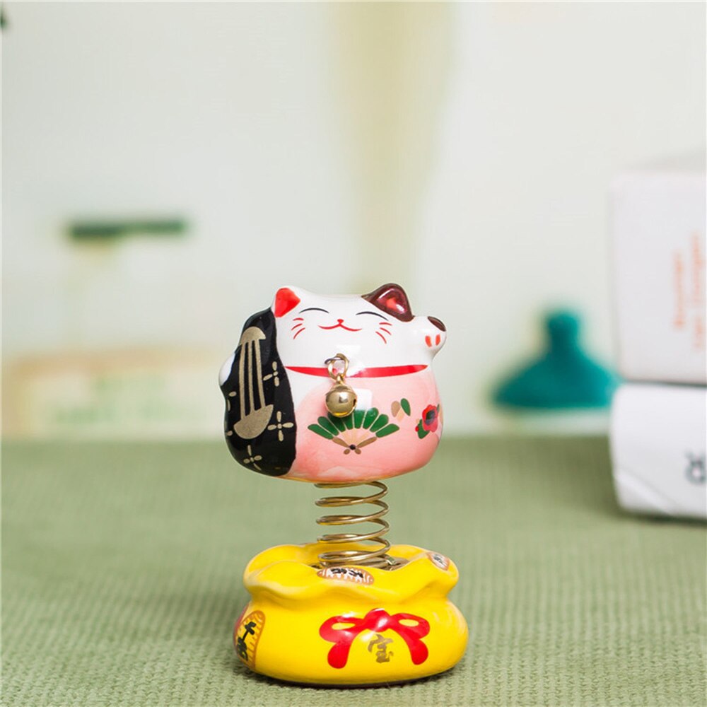 Auto Ornament Lucky Cartoon Lente Leuke Kat Speelg... – Grandado