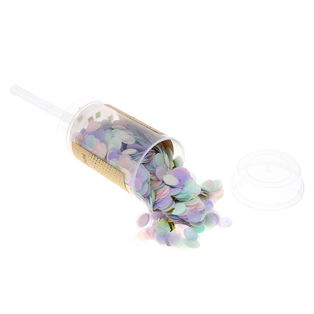 Colorful Celebrate Confetti Push Popper Wedding Pa... – Grandado