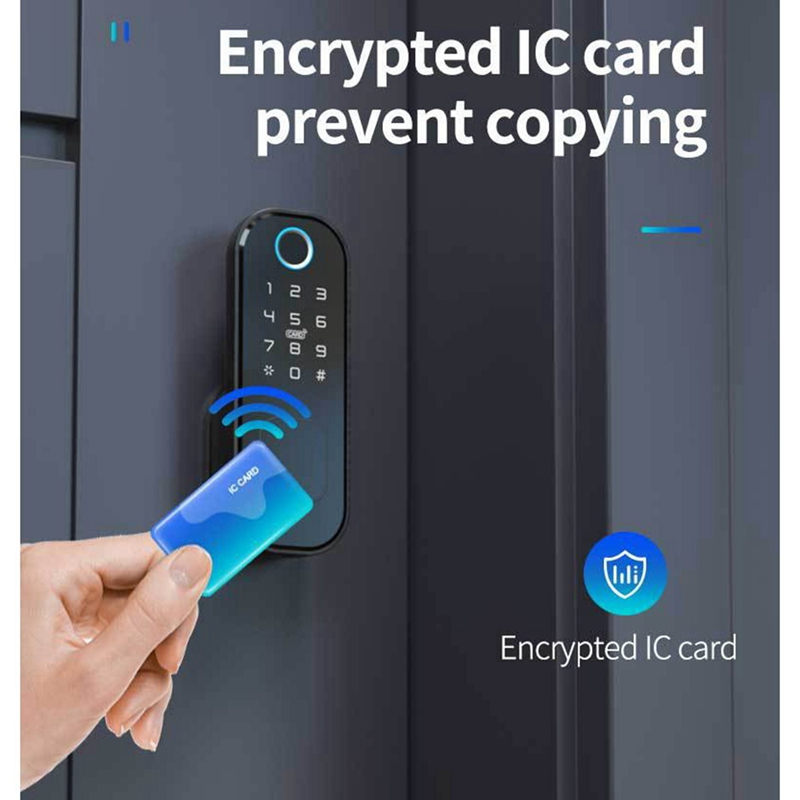 Fingerprint Door Lock with Bluetooth TT Lock APP P... – Grandado