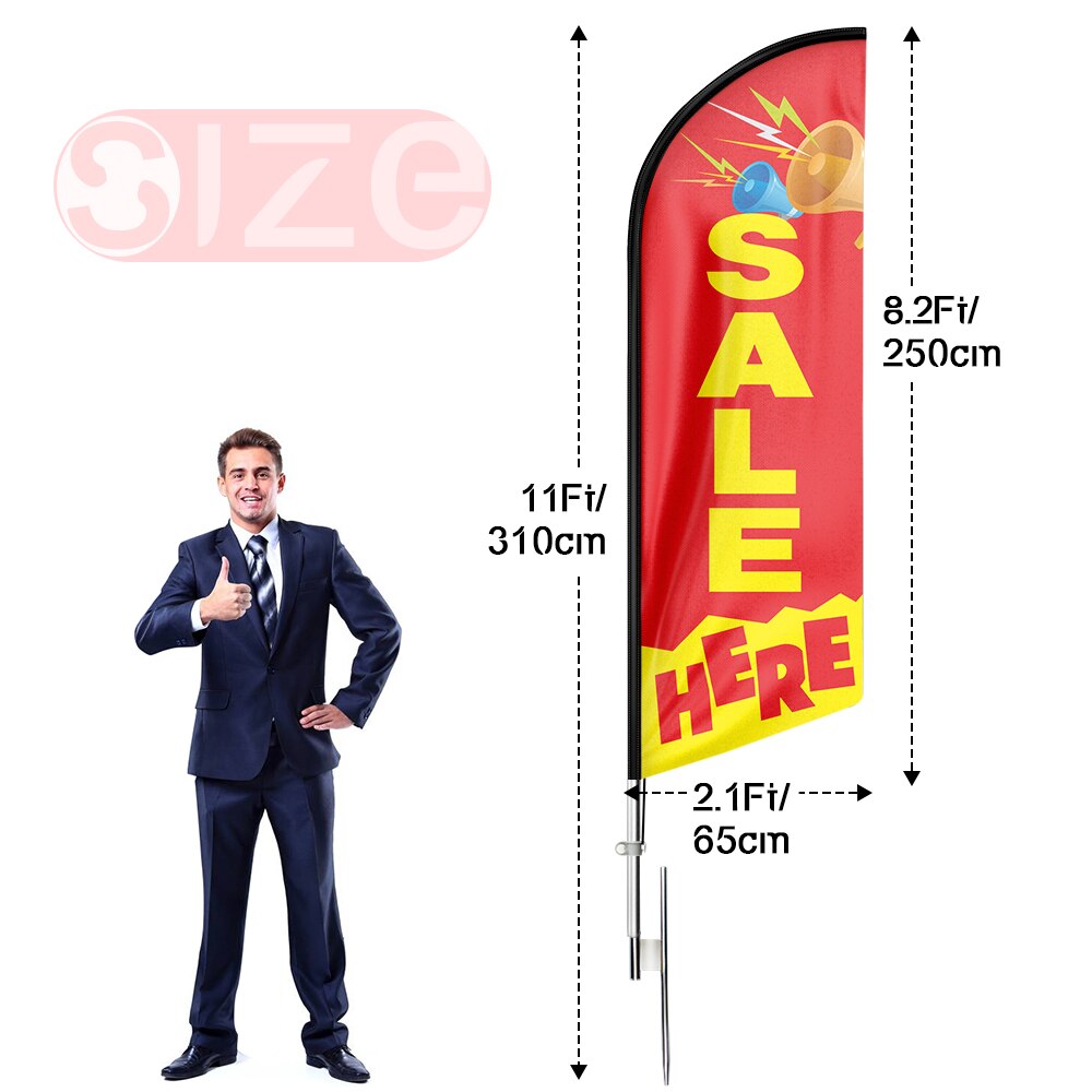 Swooper Flag and Pole Kit Set, 11 Ft Feather Flags... – Grandado