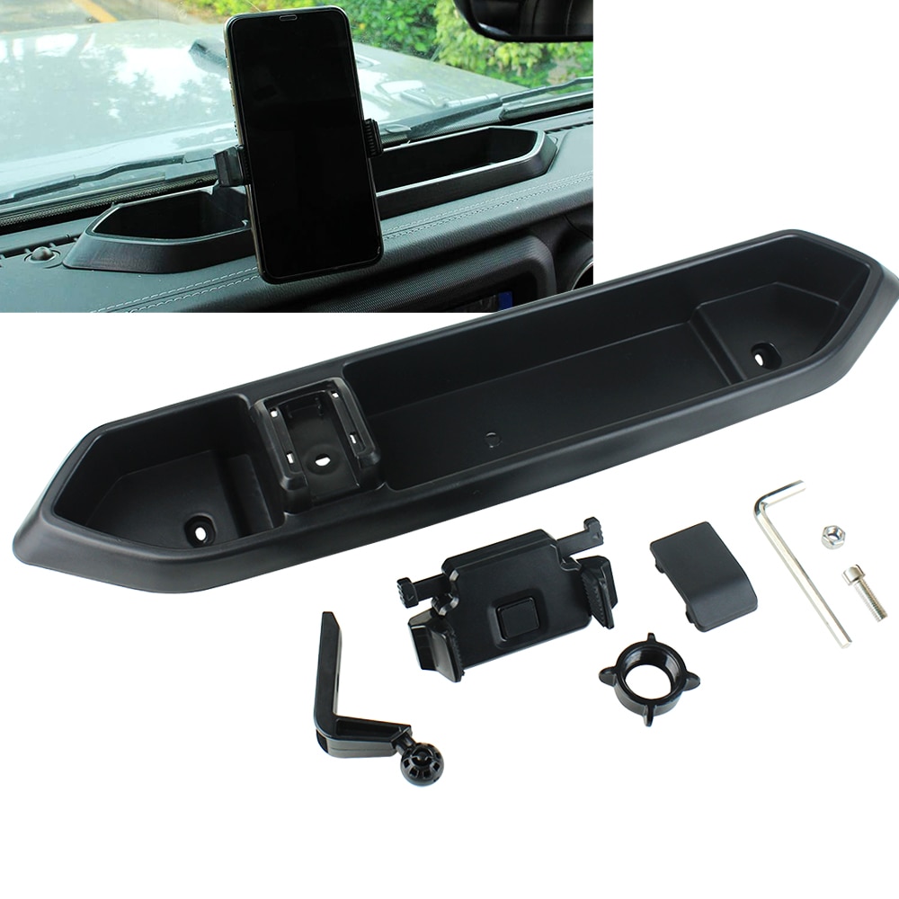 Dash Tray Mount Phone Holder for Jeep Wrangler JL ... – Grandado