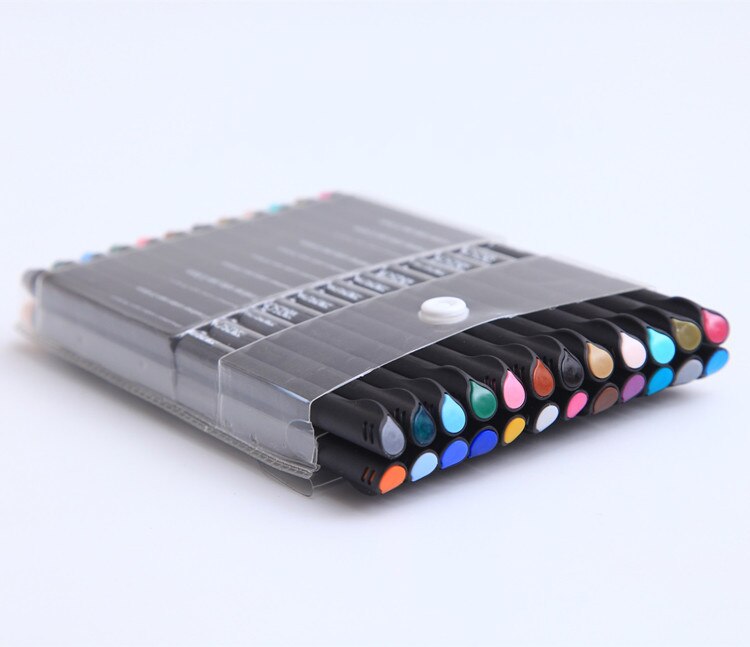 0.4mm 12/24 colors Fine Line Drawing Pen Writing P... – Grandado