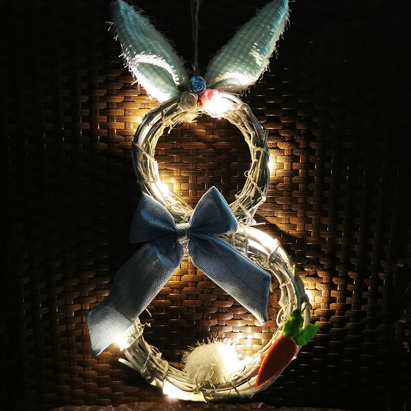 Rattan ring easter wreath rattan ring craft hangin... – Grandado