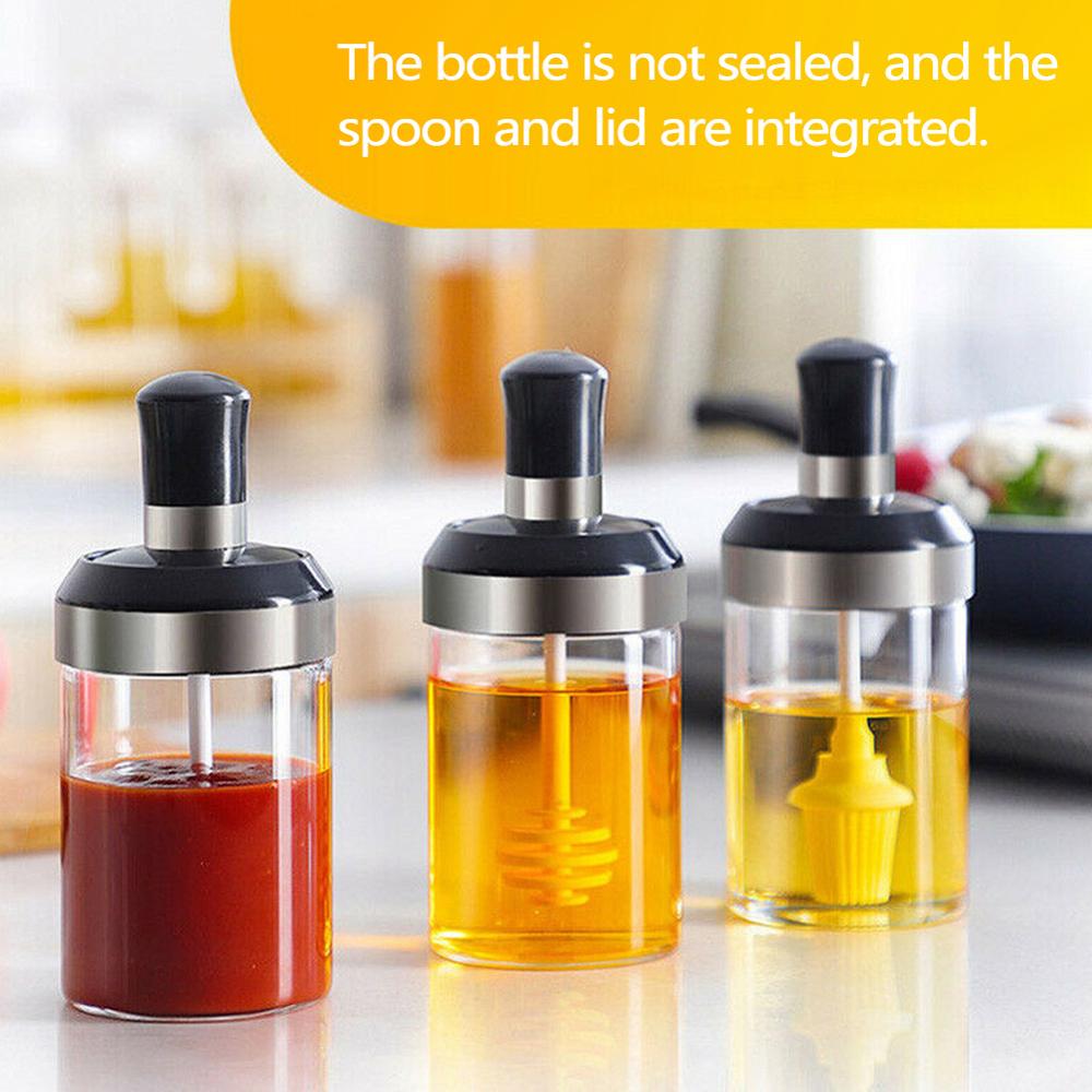 Gemak Plastic Zout Peper Kruiden Lepel Borstel Hon... – Grandado