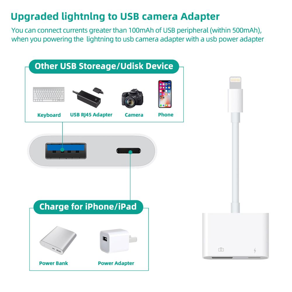 Usb Camera Adapter Met Opladen Vrouwelijke Poort O... – Grandado