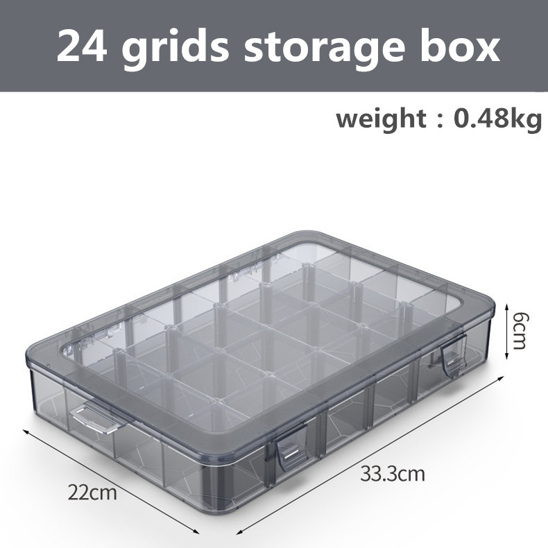 Organizer 9-24 Grids Adjustable Storage Container ... – Grandado