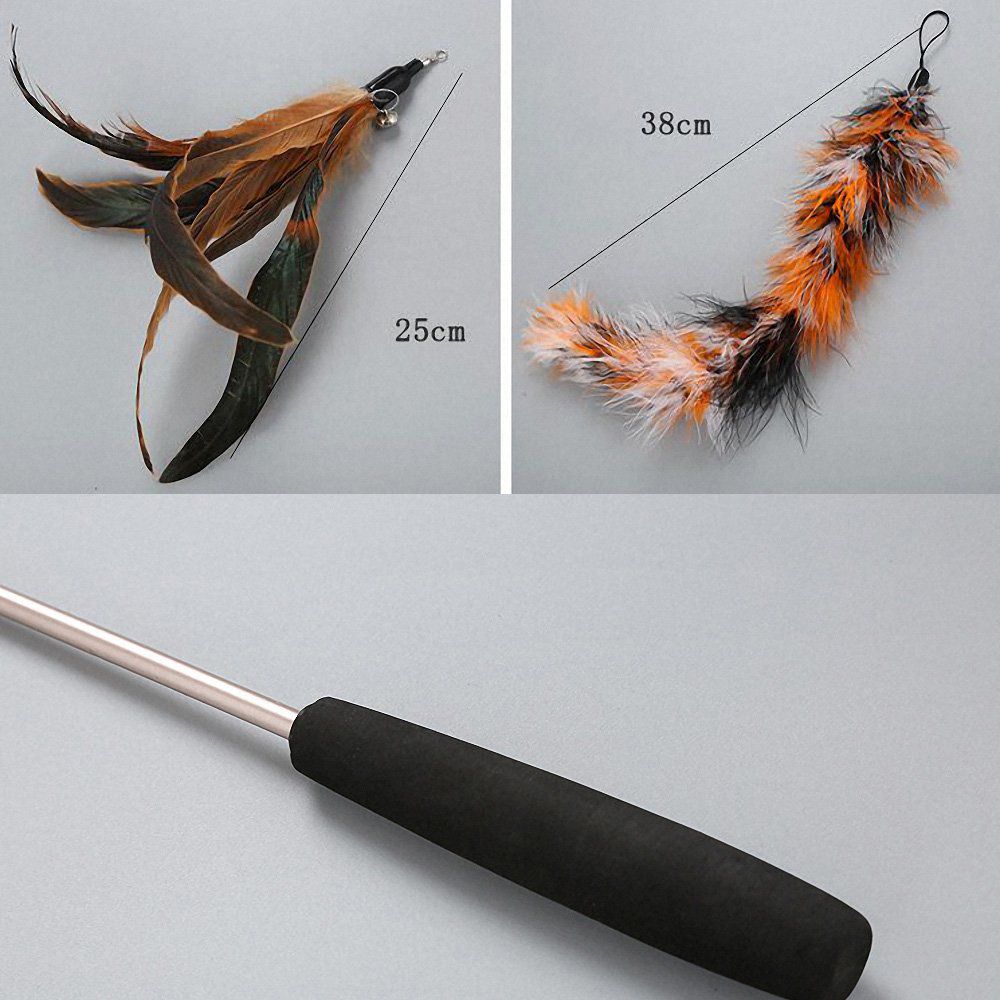 1Set Cat Toy Interactive Three-section Telescopic ... – Vicedeal
