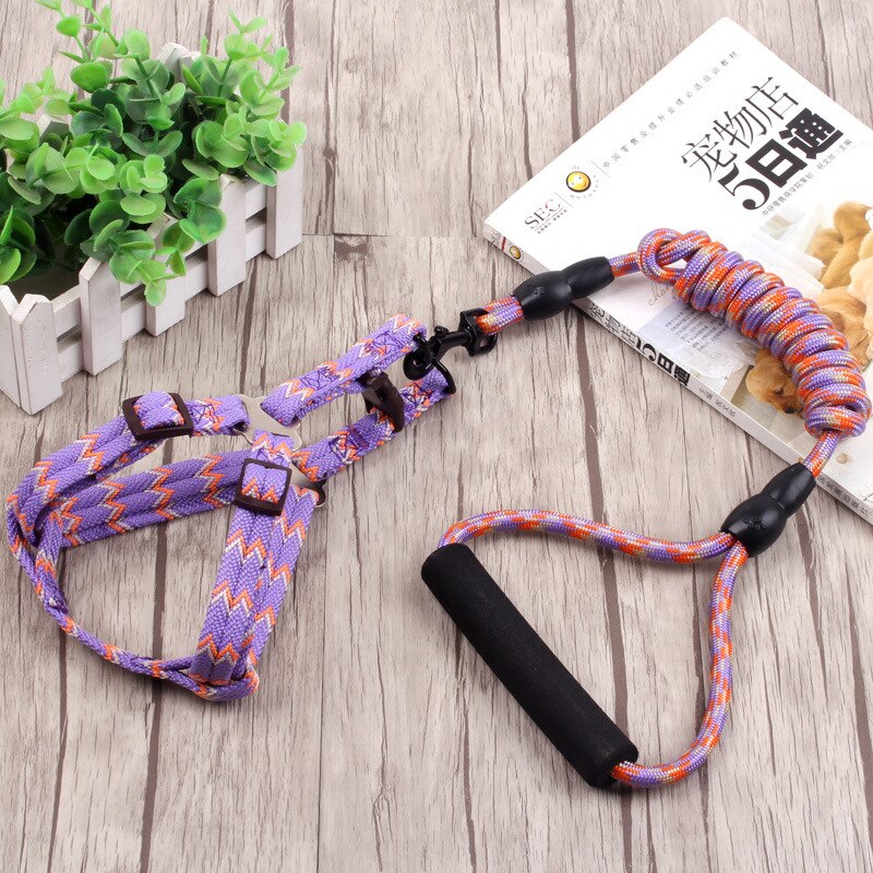 Pet Supplies Leash Set Dog Harness Nylon Pet Leash... – Grandado