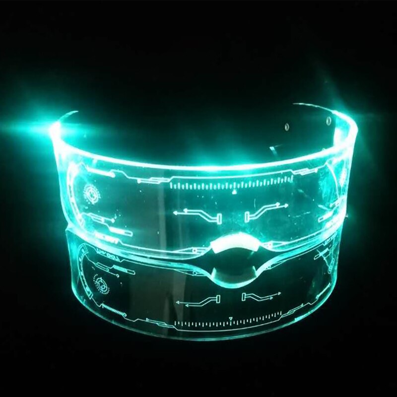 LED Glasses DJ Glasses Halloween Decoration EL Wir... – Grandado