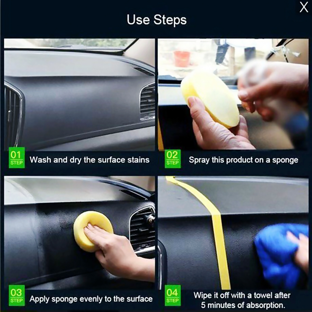 Multifunctional 120ml Auto Car Interior Cleaning W... – Grandado
