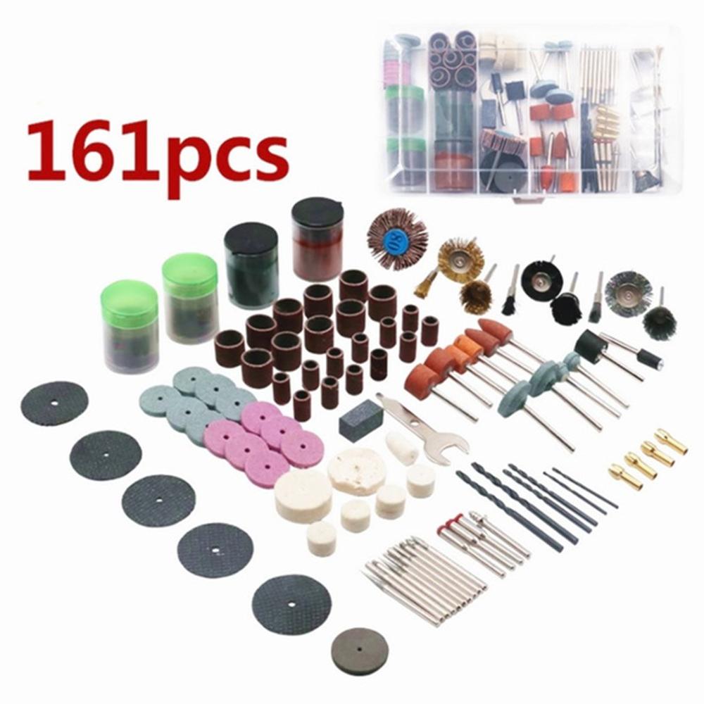 161Pcs/Set Abrasive Polishing Tool Accessories Engraving Electric Micro-drill Rotary Power ...