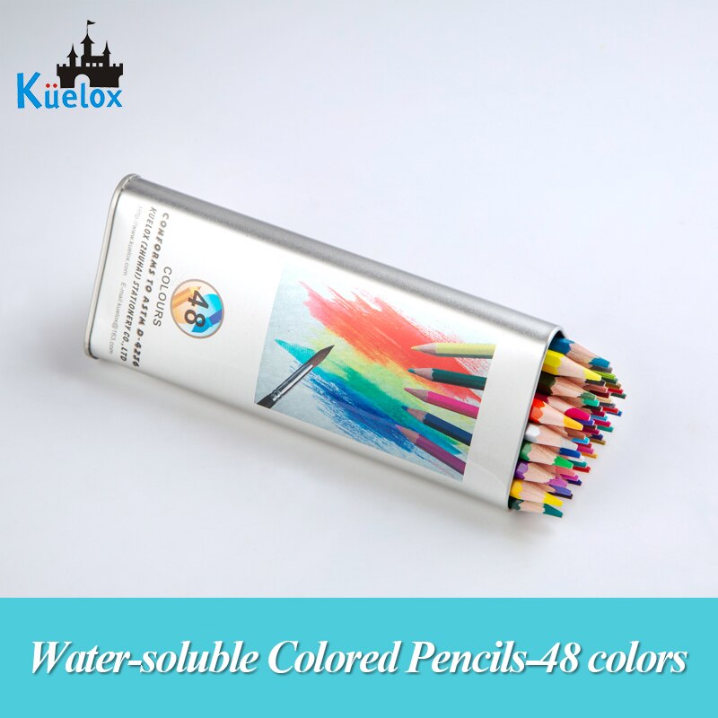 Kuelox Water-soluble Colored Pencil 3.5mm Triangle... – Grandado