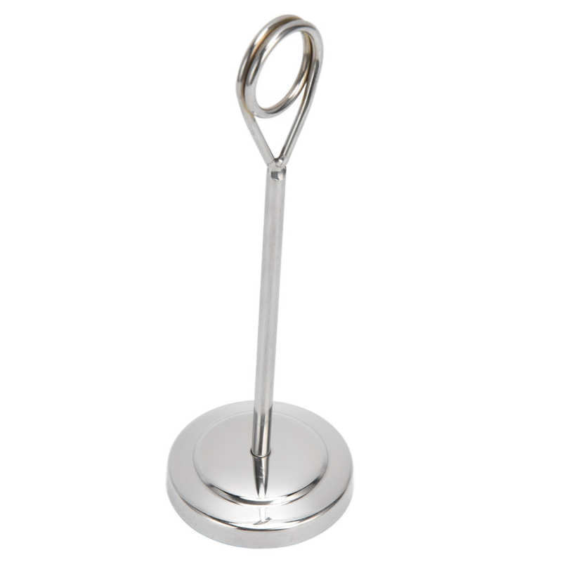 Table Number Holder Stainless Steel Round Shaped S... – Vicedeal