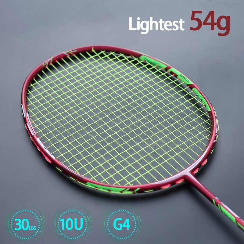 Lichtste Full Carbon Fiber Badminton Rackets 10U 5... – Vicedeal