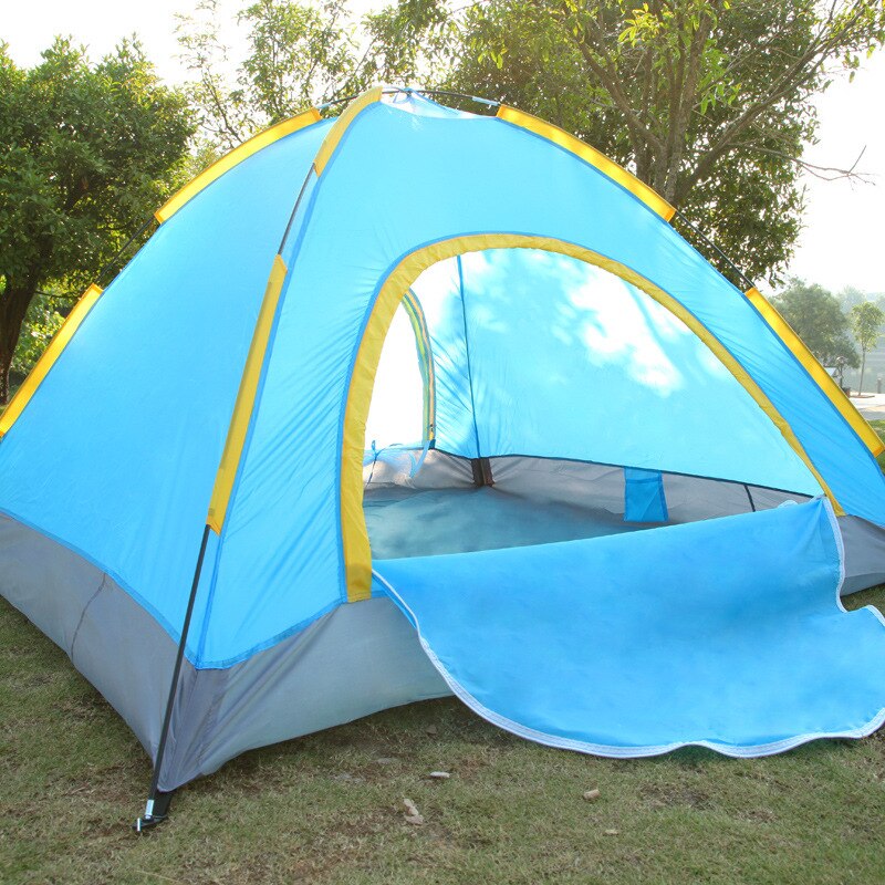 1-2 Person Double Layers Outdoor Camping Tent One ... – Grandado