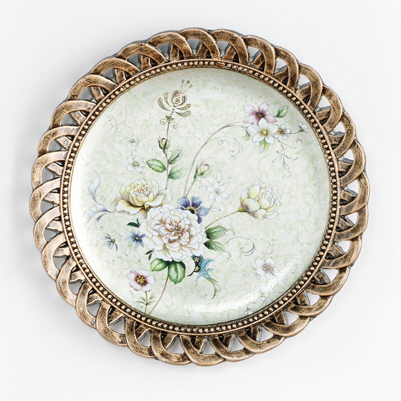 Porcelain Plate for European wall pendant restaura... – Grandado