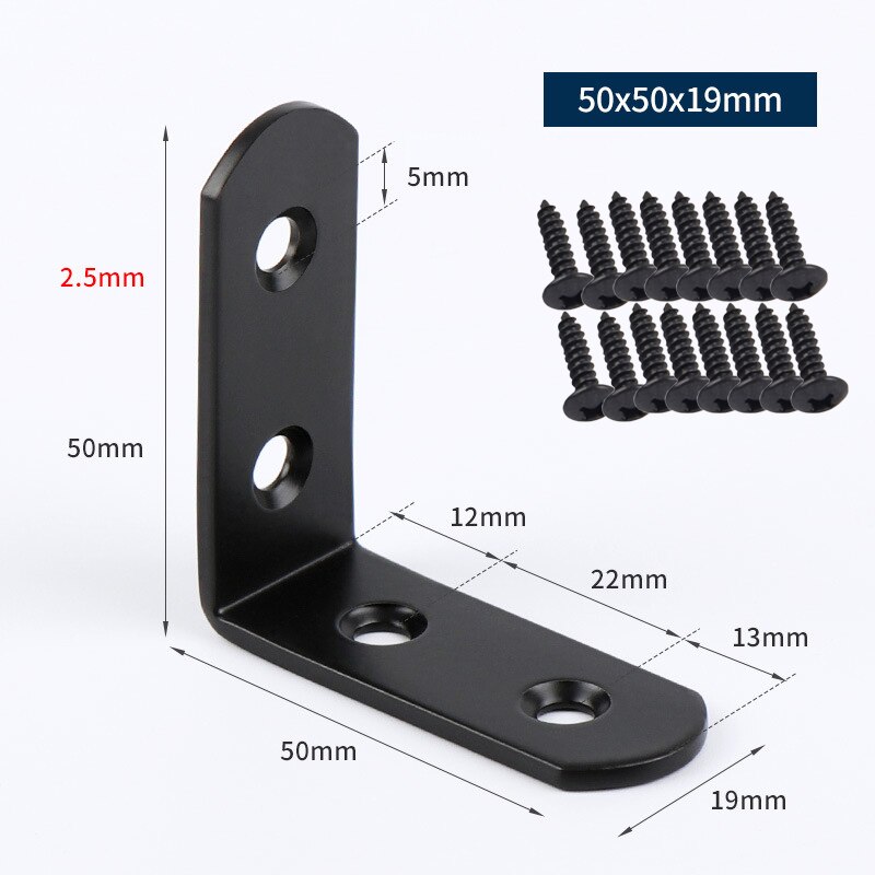 4 pcs L Shape Corner Bracket With Screws Connector... – Vicedeal